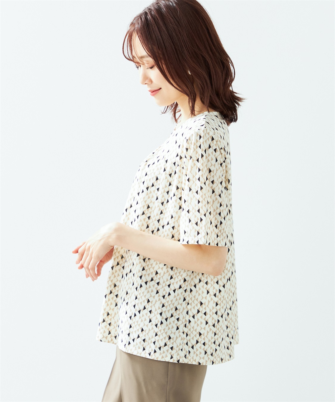 【接触冷感】プリントプルオーバー A/C DESIGN BY ALPHA CUBIC｜クロスプラス公式通販サイト