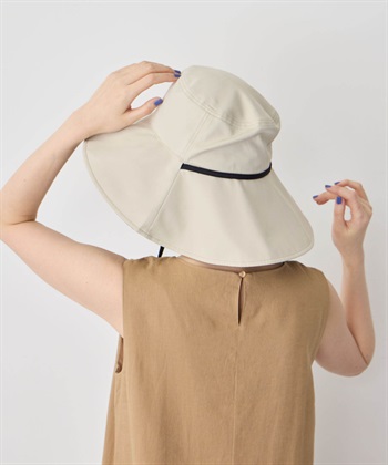 【Wpc.】接触冷感つば広ハット【UVカット率100％ 遮光率100％ UPF50＋ 紫外線対策 洗濯機OK】 JOIN PARK｜クロスプラス公式通販サイト