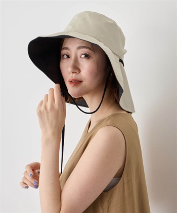 【Wpc.】接触冷感つば広ハット【UVカット率100％ 遮光率100％ UPF50＋ 紫外線対策 洗濯機OK】 JOIN PARK｜クロスプラス公式通販サイト